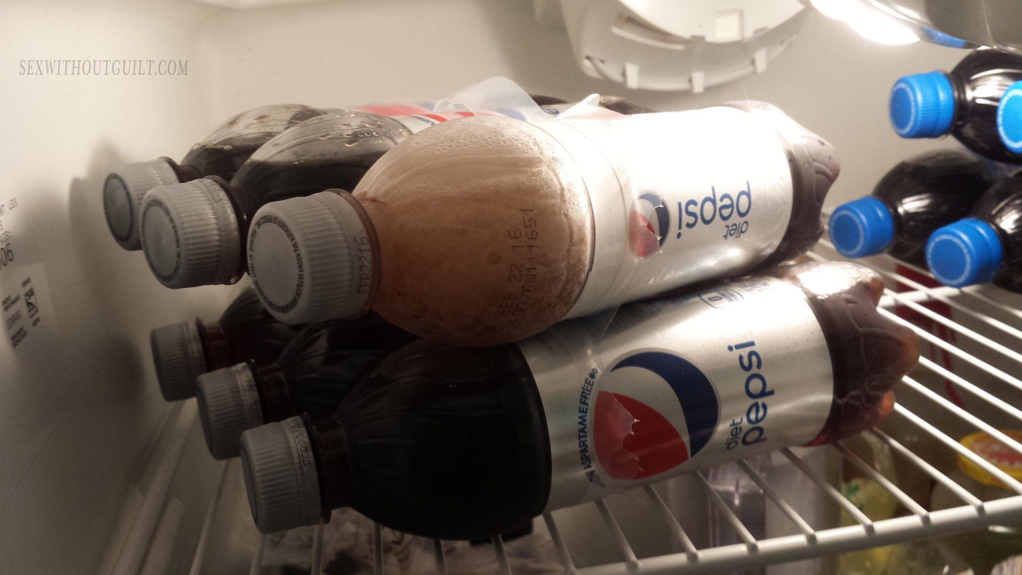 Frozen Pepsi Made in Refrigerator – iNearlyShirtMyPants.com